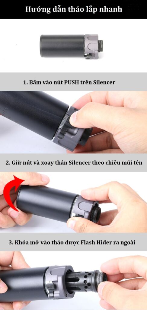 Surefire WARCOMP WARDEN 3.5″ Blast Diffuser – K2 Store